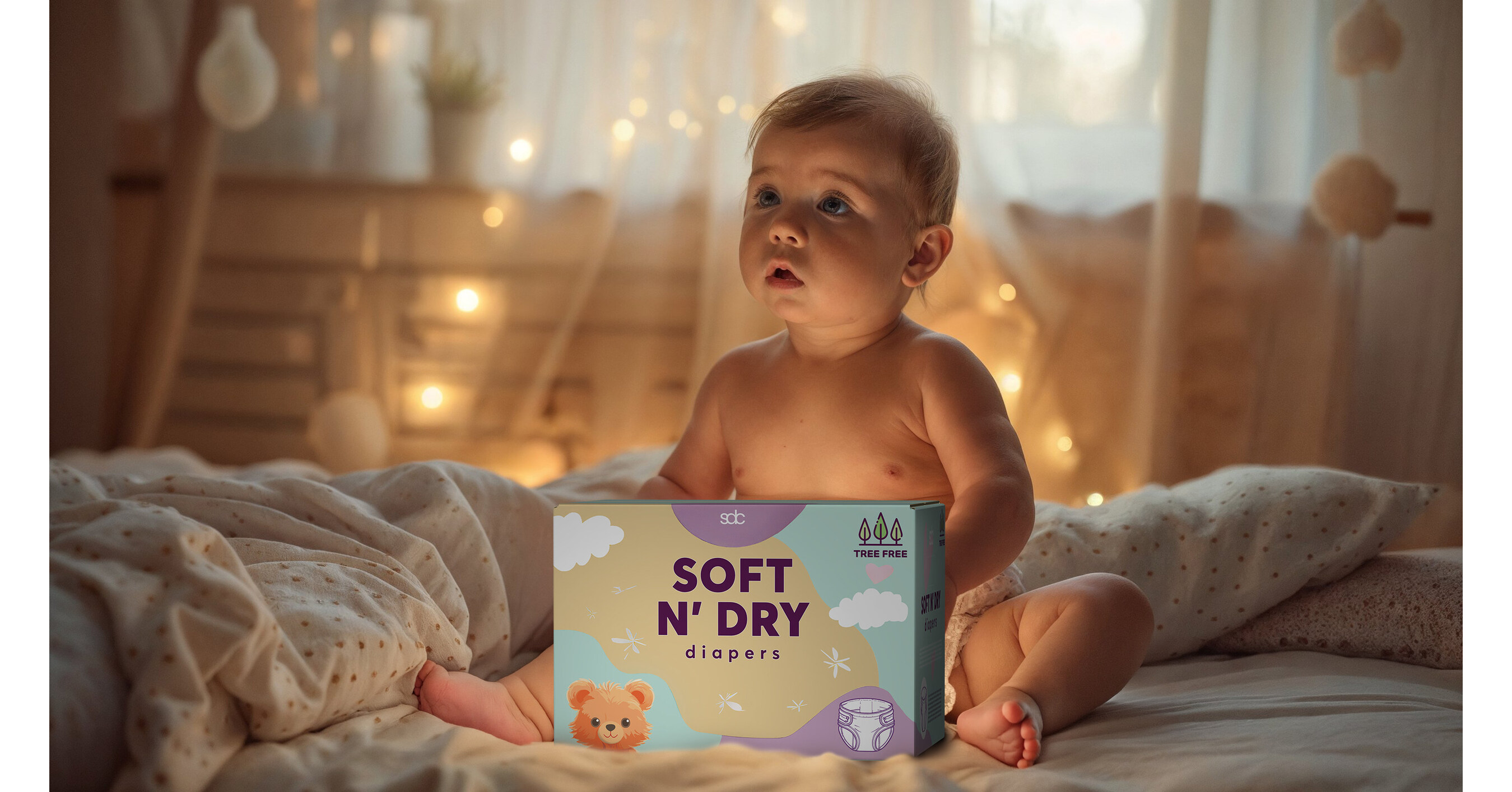 Soft N Dry Lanza Nuevos Pañales para Bebés sin Árboles en Argentina