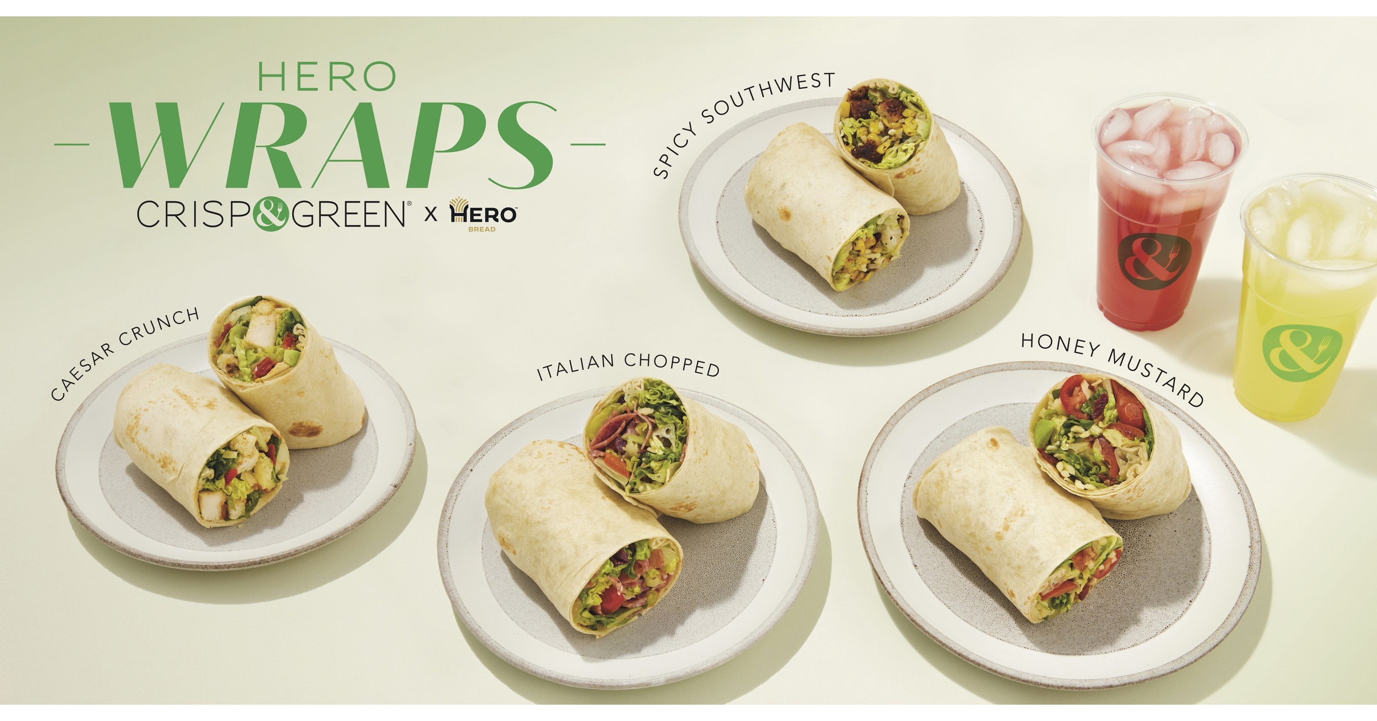 Unwrap the Flavor: CRISP & GREEN® Unveils Chef-Crafted Hero Wraps ...