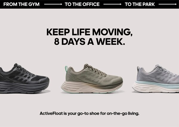 NORTIV 8 Launches ActiveFloat Sneakers to Rock the Footwear Industry ...