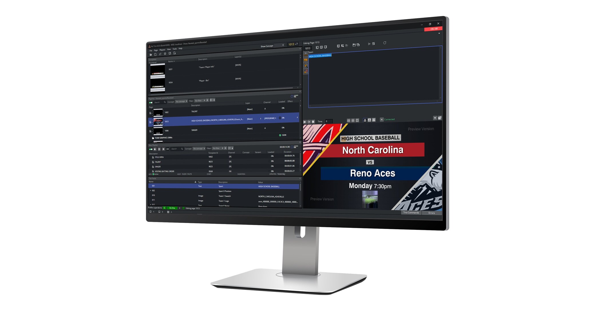 Vizrt launches new out-of-the-box graphics production solution Viz Trio Go