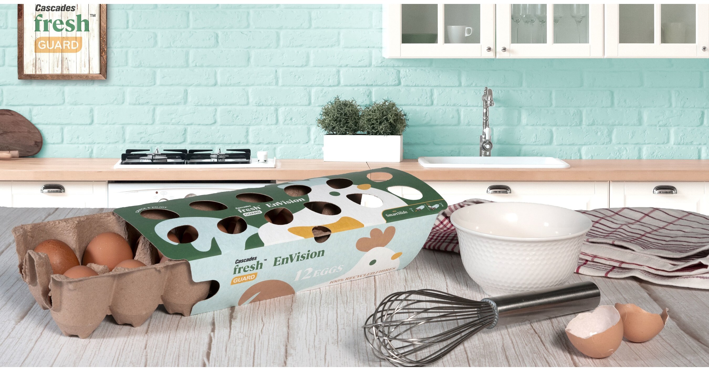 Cascades brings innovation to the egg market with a new packaging solution