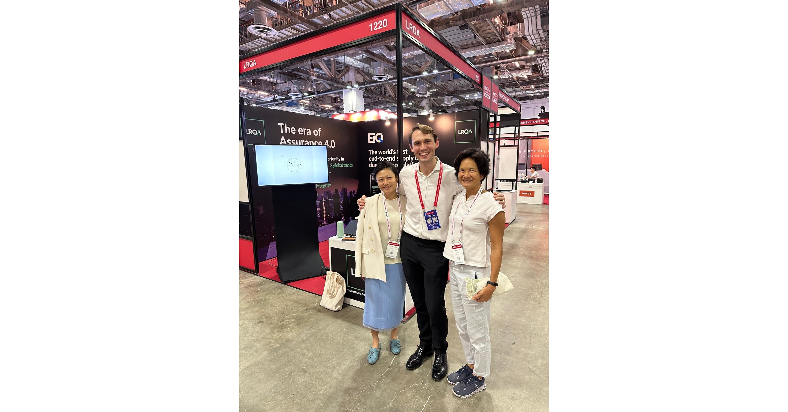 LRQA showcases its EiQ platform at NRF 2024, making a significant impact