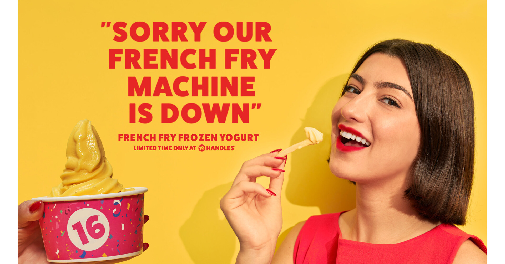 Would You Like Froyo with That? 16 Handles Launches French Fry Frozen ...