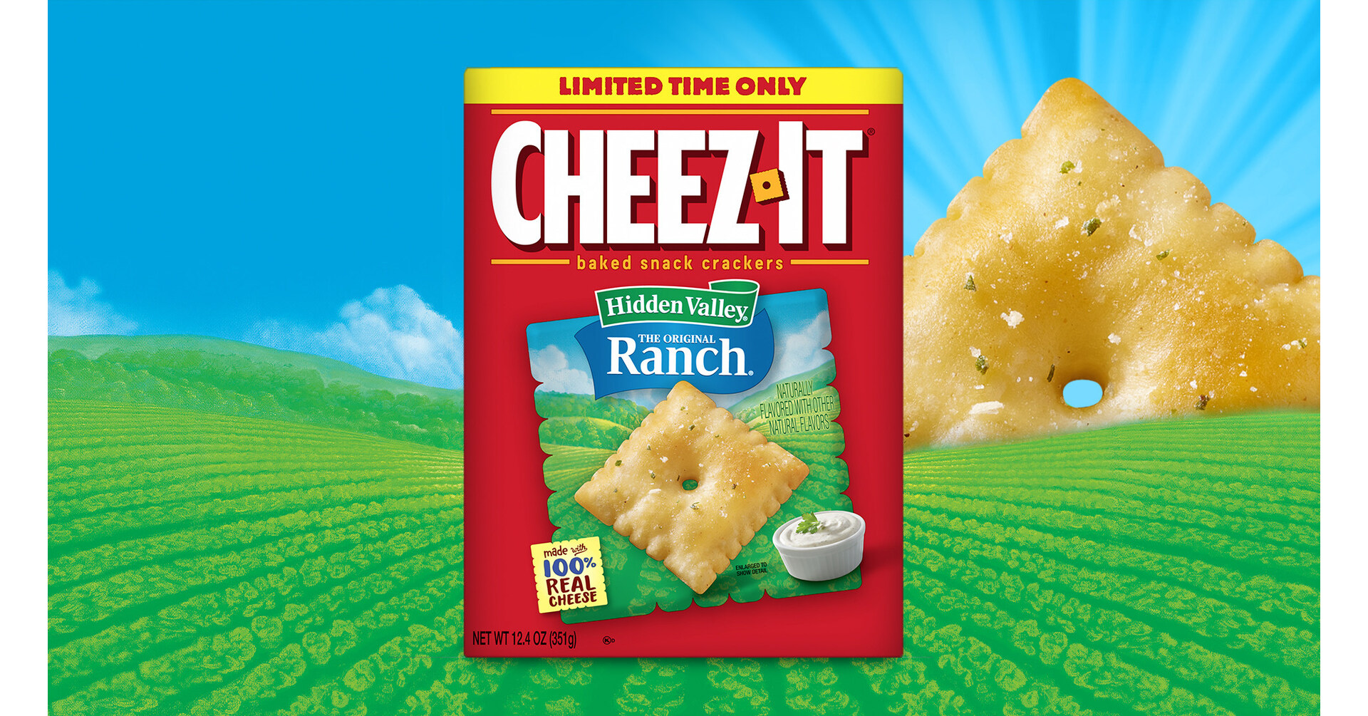 CHEEZY RANCH FANS REJOICE! THE CHEEZ-IT® x HIDDEN VALLEY® RANCH COLLAB ...