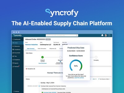 CoEnterprise Rebrands Syncrofy As 'The AI-Enabled Supply Chain Platform' & Introduces AI-Powered ...