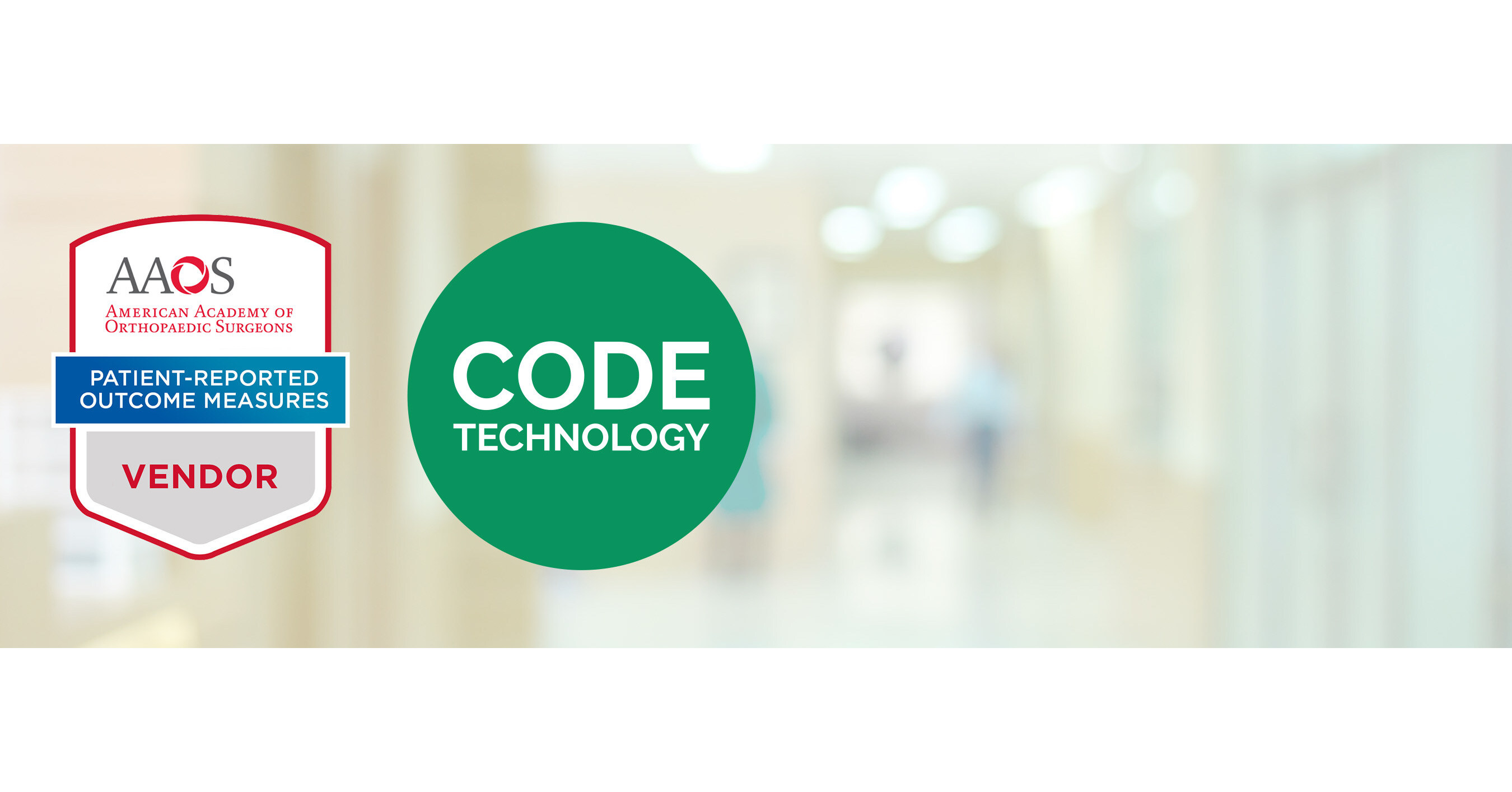 CODE Technology Selected for AAOS' PROMs Vendor Program