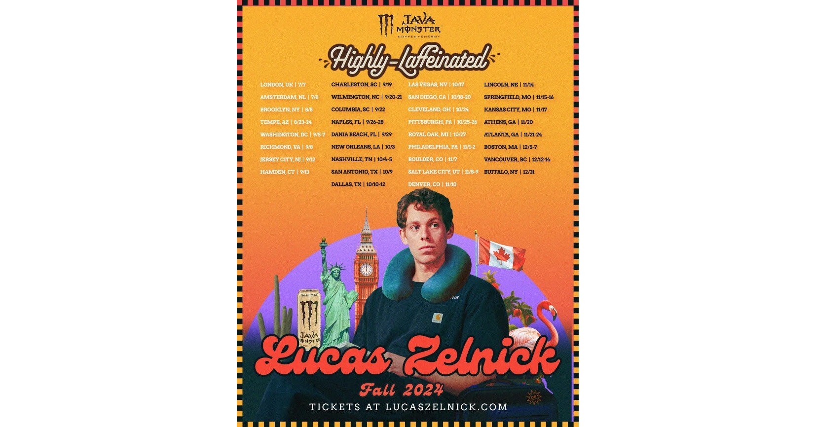 Rising Comedian Lucas Zelnick Hits the Road for Inaugural Java Monster ...