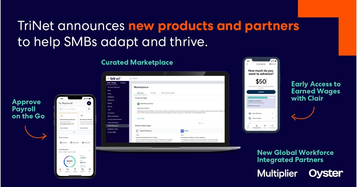 TriNet Addresses the Evolving Needs of SMBs and Announces New Products and Partners Including ...