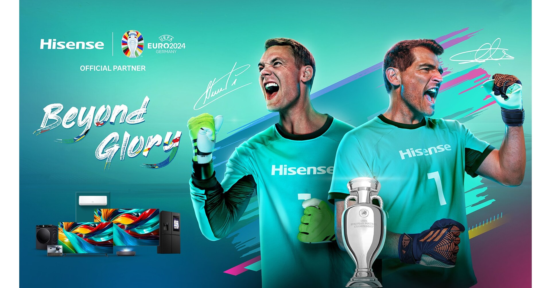 Hisense Joins Goalkeeping Legends Iker Casillas and Manuel Neuer, to ...