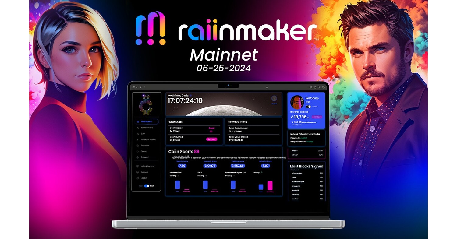 Raiinmaker Brings Decentralized AI Network to Life With Mainnet Launch