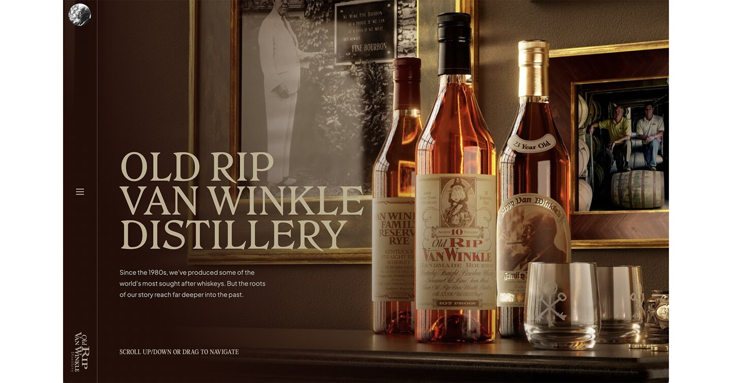 The Old Rip Van Winkle Distillery Unveils New Website, Celebrates ...