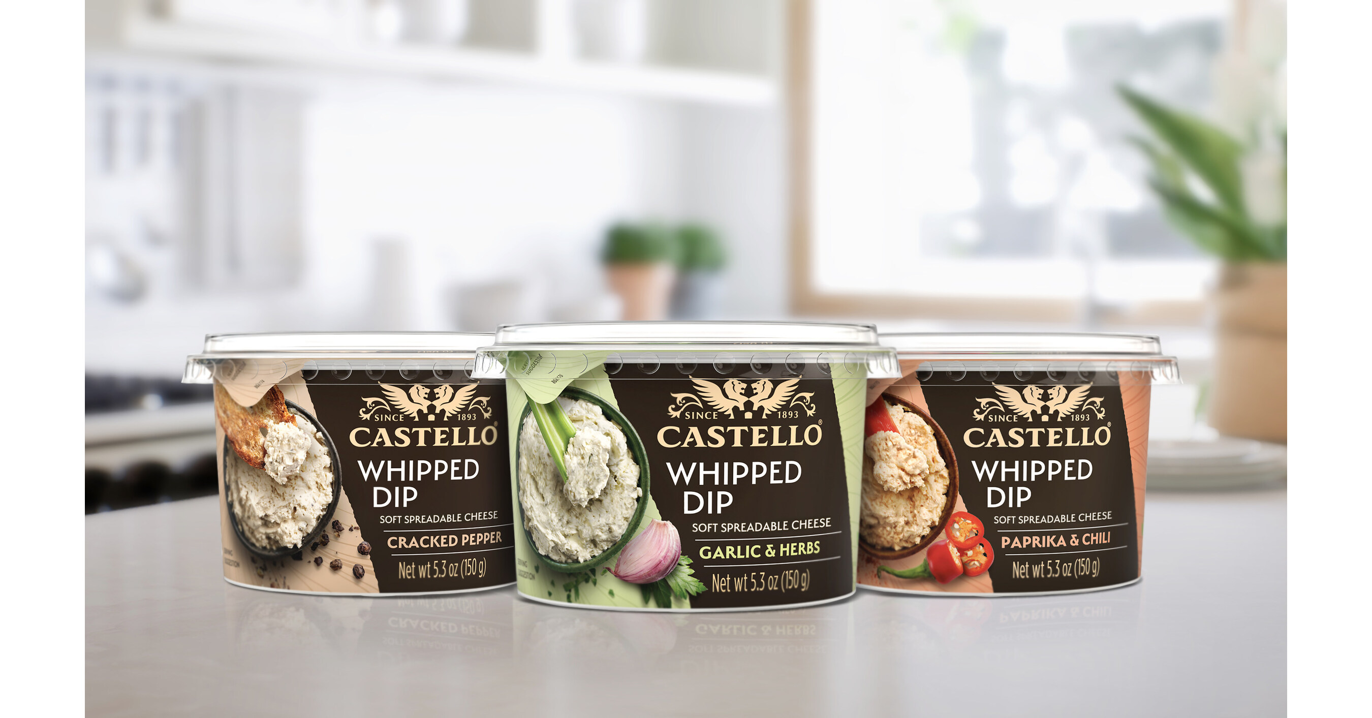 Castello Introduces New Premium Whipped Dips In Three Flavors