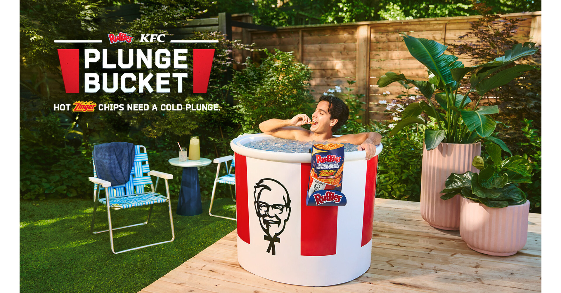 The Ruffles brand and KFC return with a limited edition cold plunge ...
