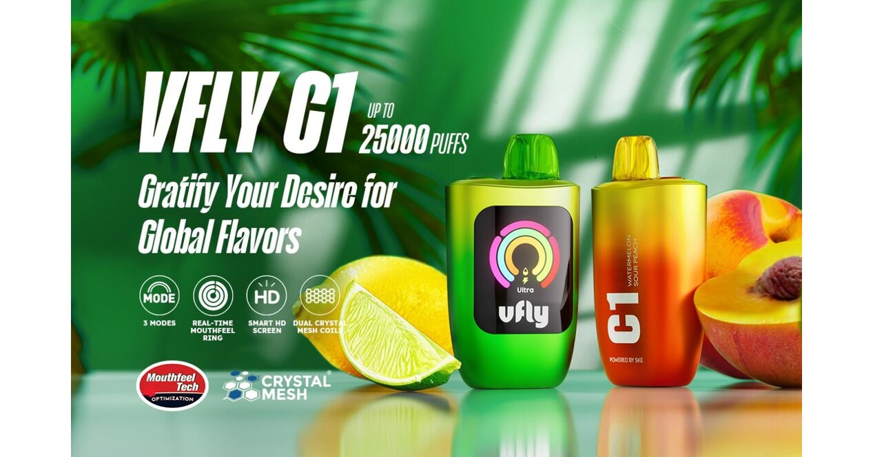 VFLY C1 Disposable Vape: The World's First Real-Time Vaping Visual ...