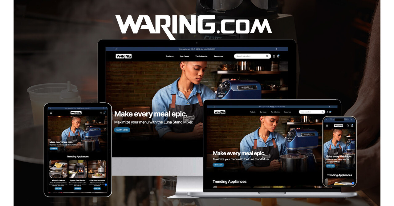 Waring Debuts New Website, Offering an Improved Customer Experience and ...