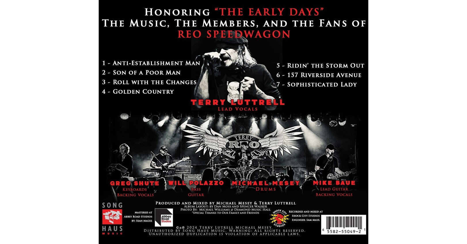 REO Speedwagon's Original Singer Terry Luttrell & Michael Mesey (Chuck ...