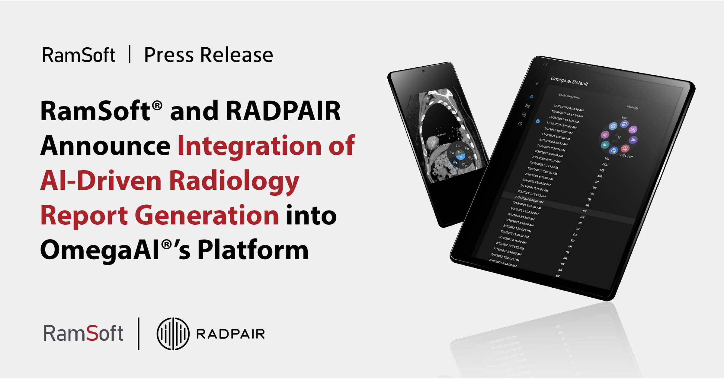 RamSoft and RADPAIR Announce Integration of AI-Driven Radiology Report Generation into OmegaAI's ...
