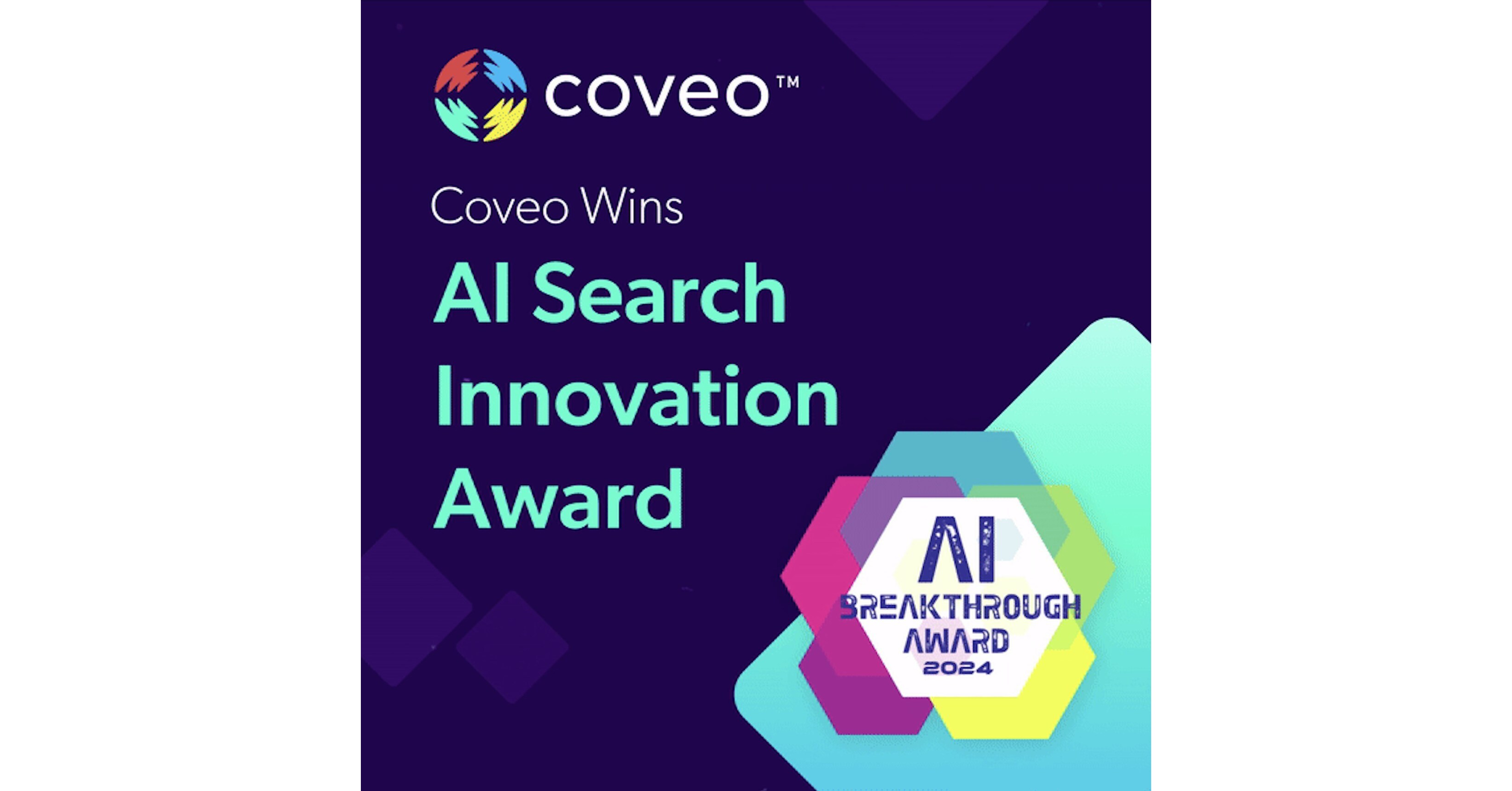 Coveo Demonstrates AI Leadership, Winning "AI Search Innovation Award ...