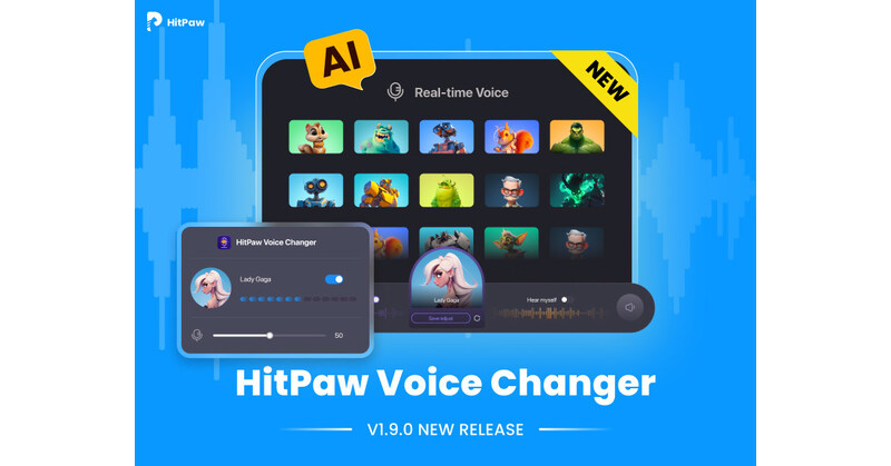 HitPaw Voice Changer V1.9.0 Release Latest AI Voice Technology Leading ...