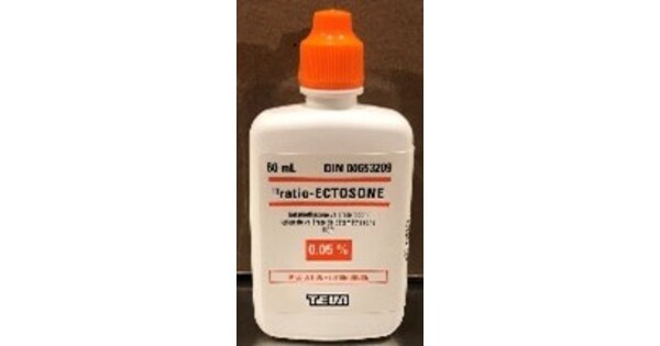 Public advisory - One lot of ratio-ECTOSONE (TEVA-ECTOSONE) 0.05% mild ...