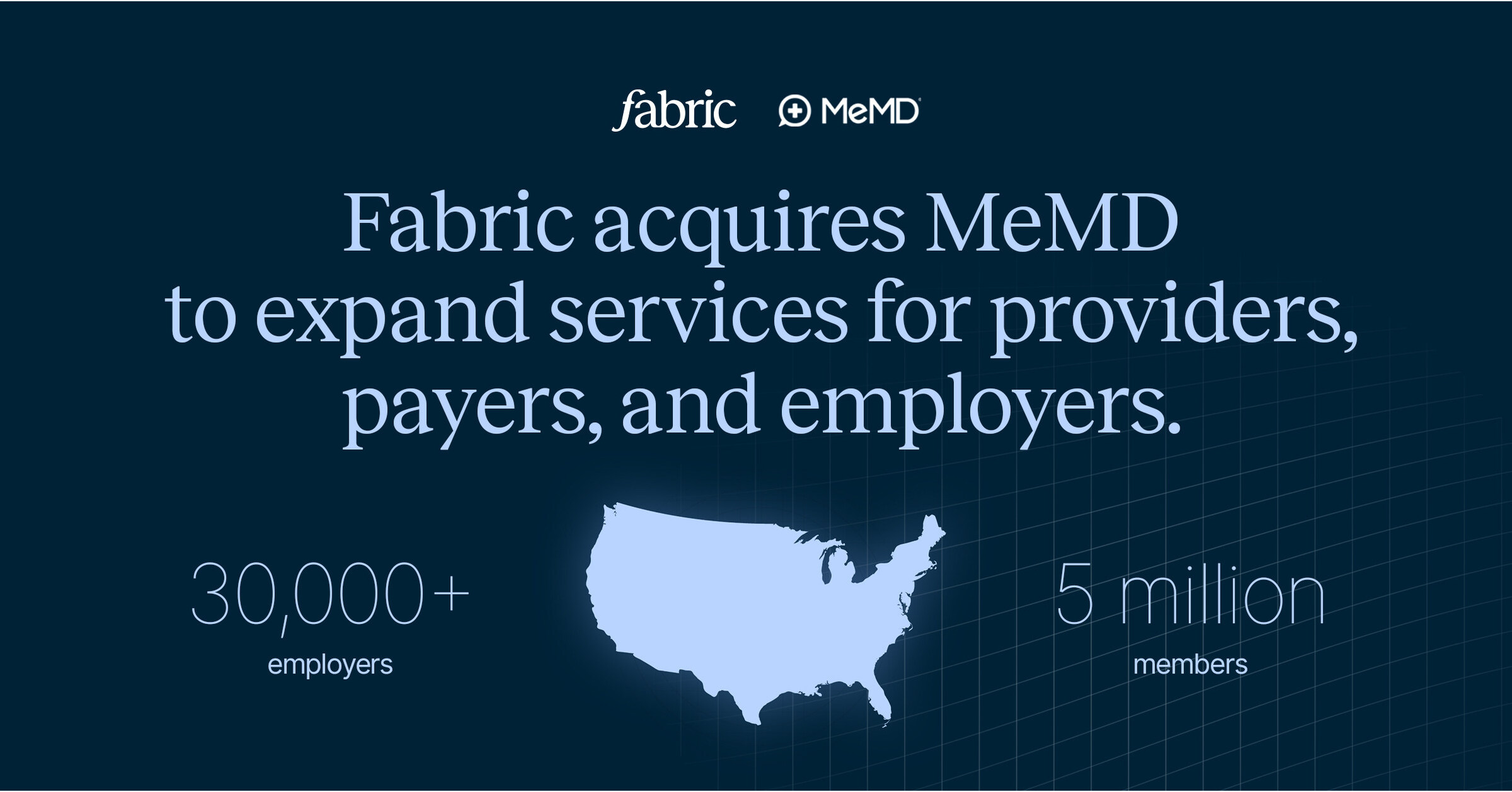 Fabric Acquires MeMD, Expanding Virtual Care Services to 30,000 ...