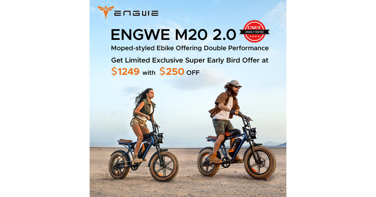 ENGWE Unveils the Upgraded M20 2.0 -The Double Performance Moped-Style ...