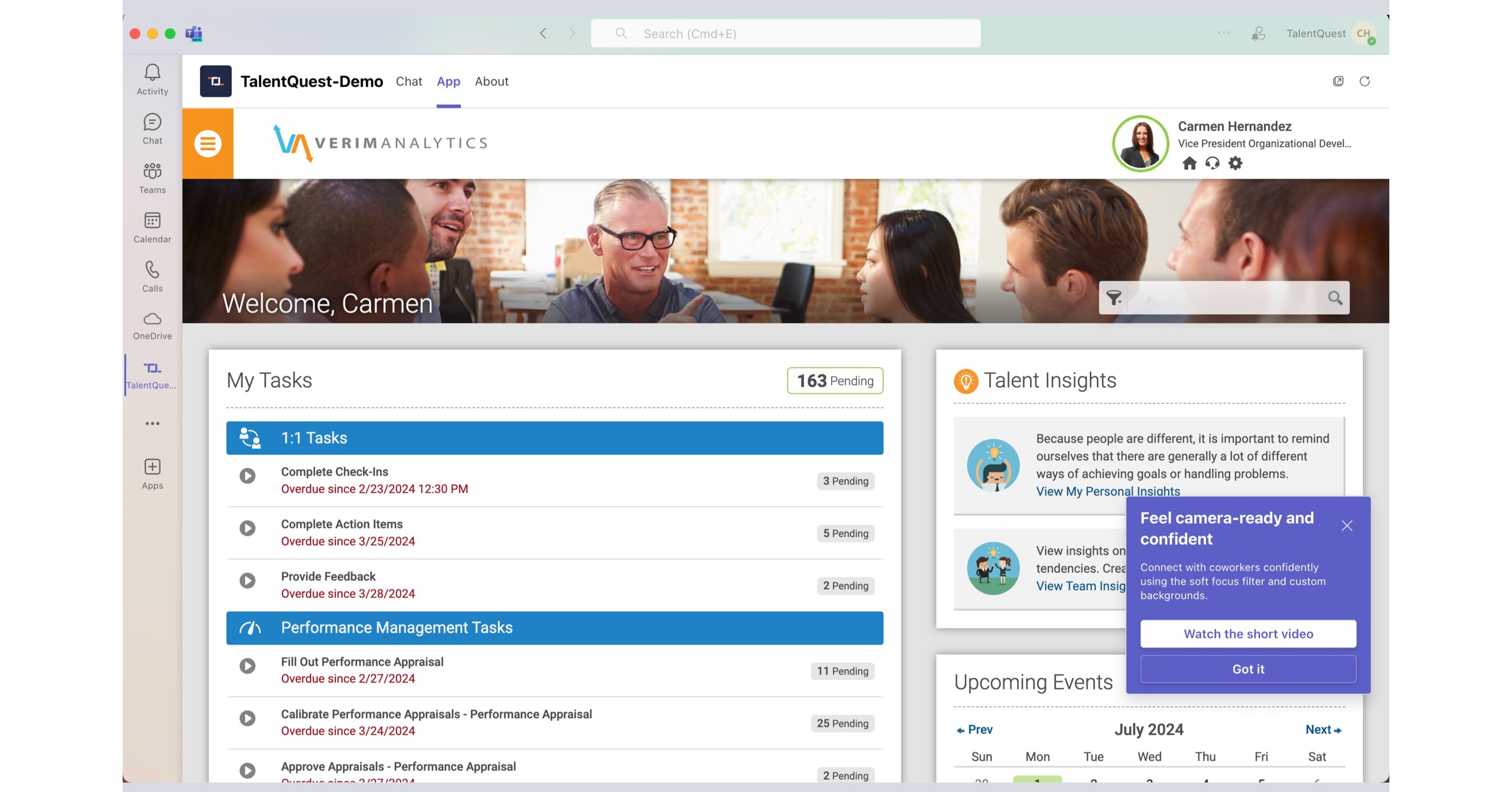 TalentQuest's Integration with Microsoft Teams and Outlook