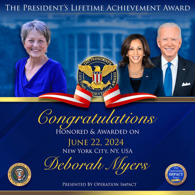Acupressurist Deborah Myers Receives President's Lifetime Achievement Award