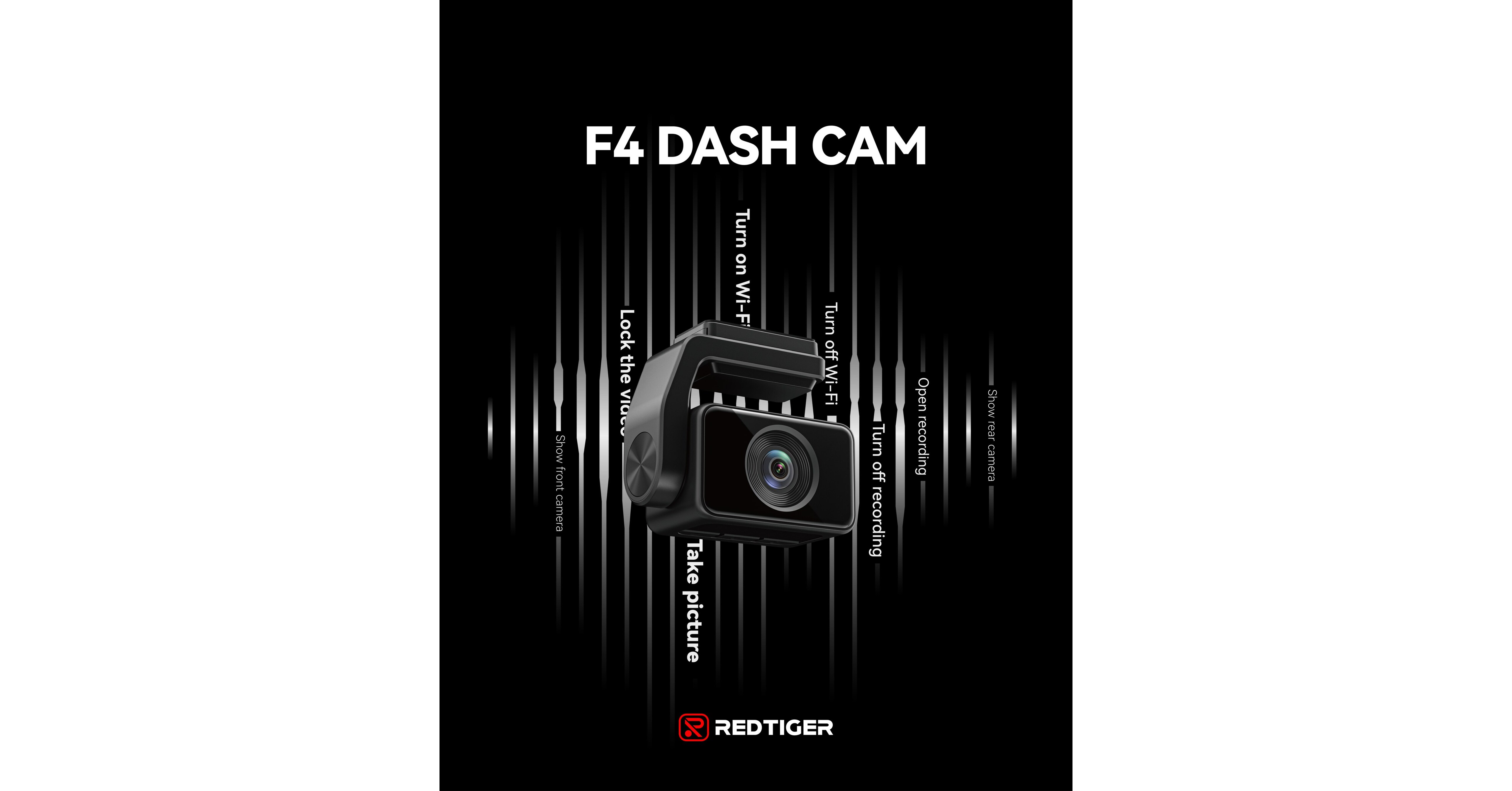 REDTIGER Unveils F4 - The Voice-Commanded Dash Cam with Intuitive Touch ...