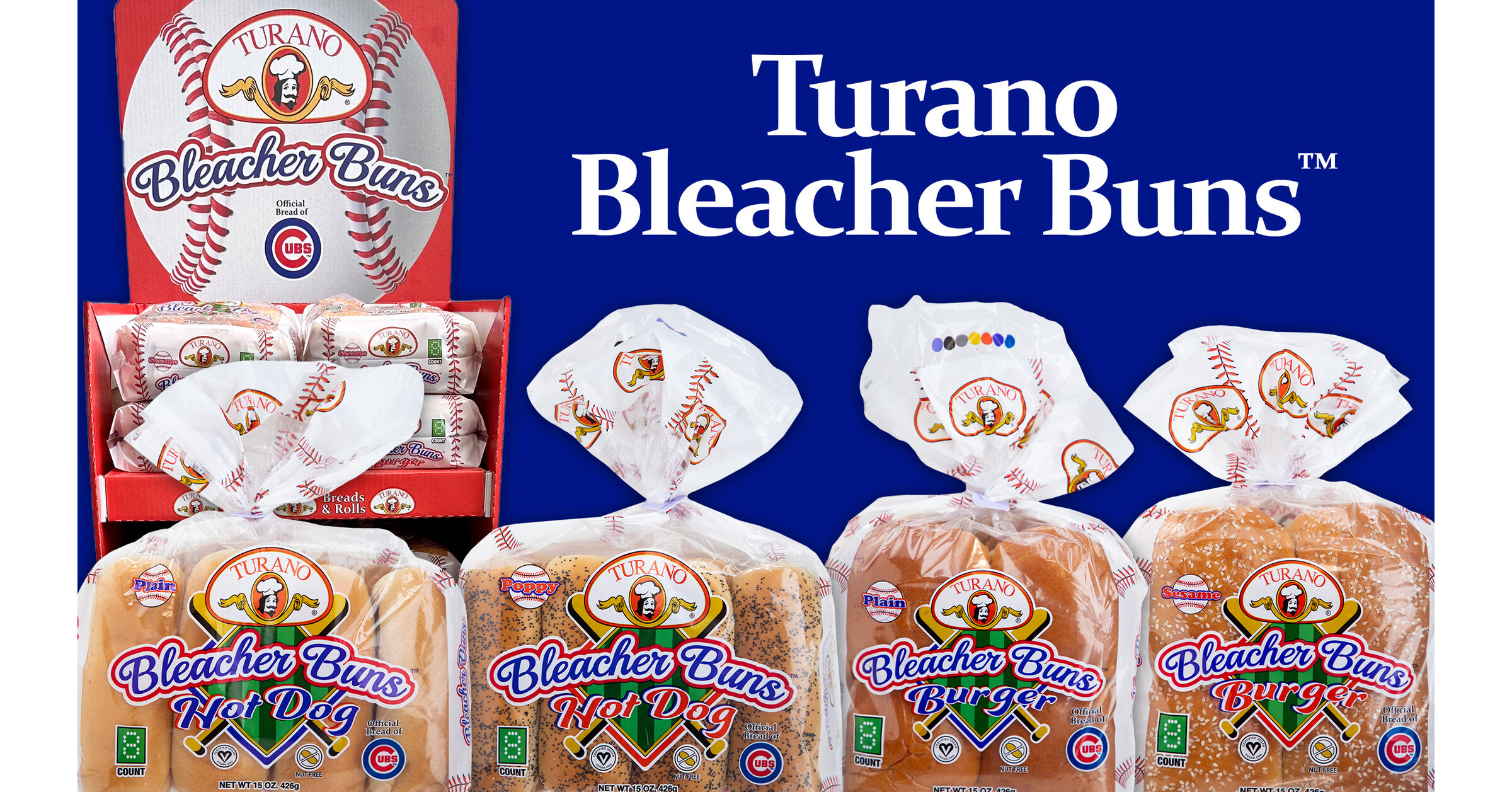 TURANO LAUNCHES NEW 'BLEACHER BUNS'™ BRINGING THE WRIGLEY FIELD ...