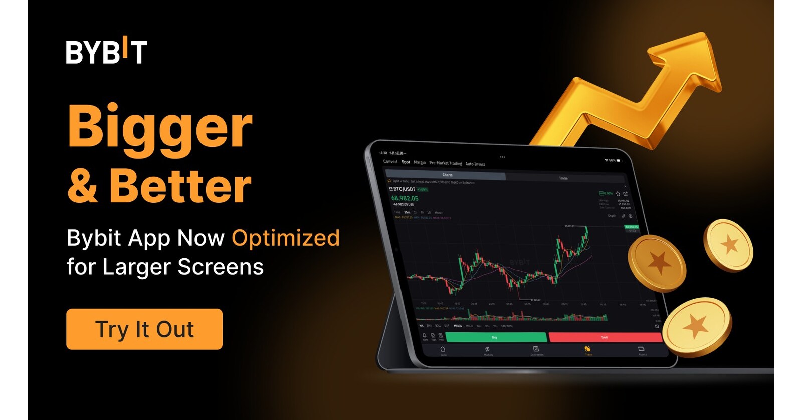 Market Data at Your Fingertips: Bybit Introduces Extra Large App Screen ...