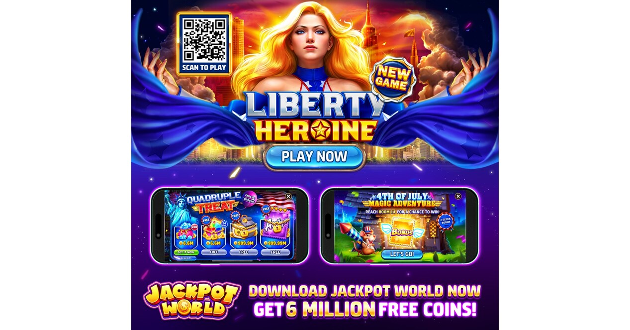 Jackpot World Celebrates Independence Day with Dazzling New Slot ...