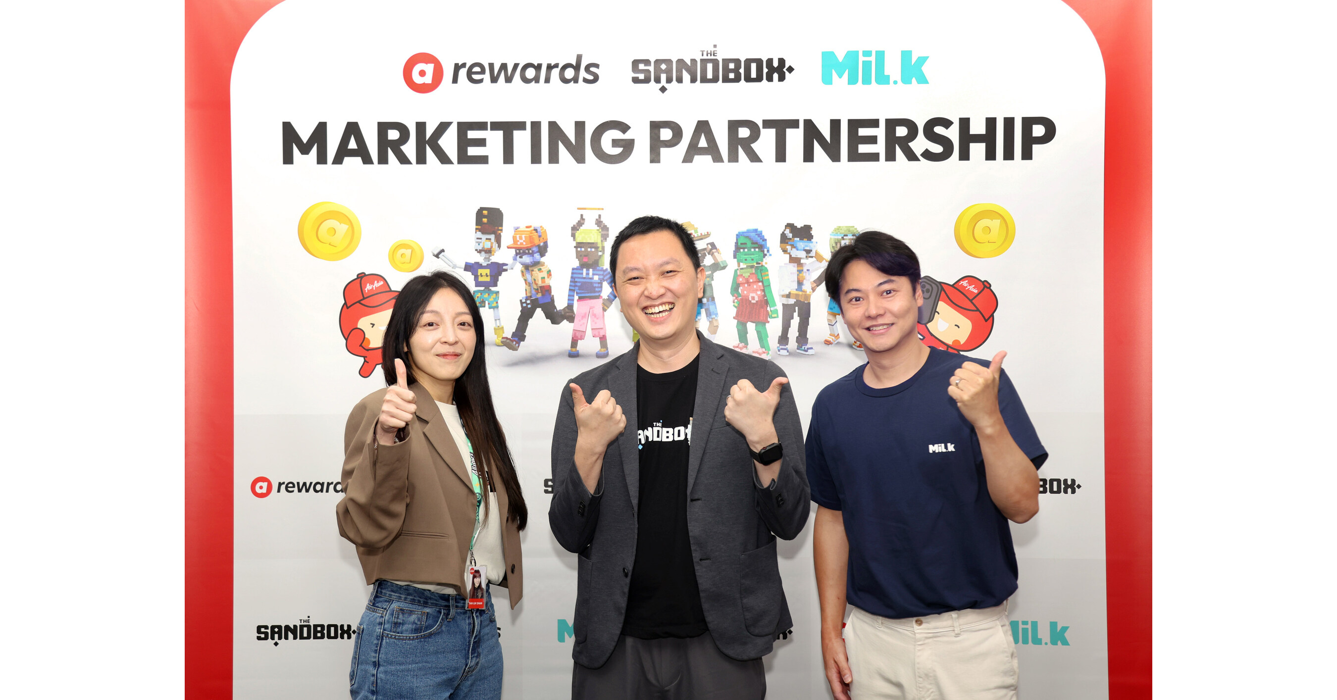 Milk Partners with AirAsia rewards to bring Web3 exclusive events in The Sandbox