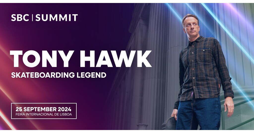 El legendario skater Tony Hawk será el ponente principal en la SBC Summit