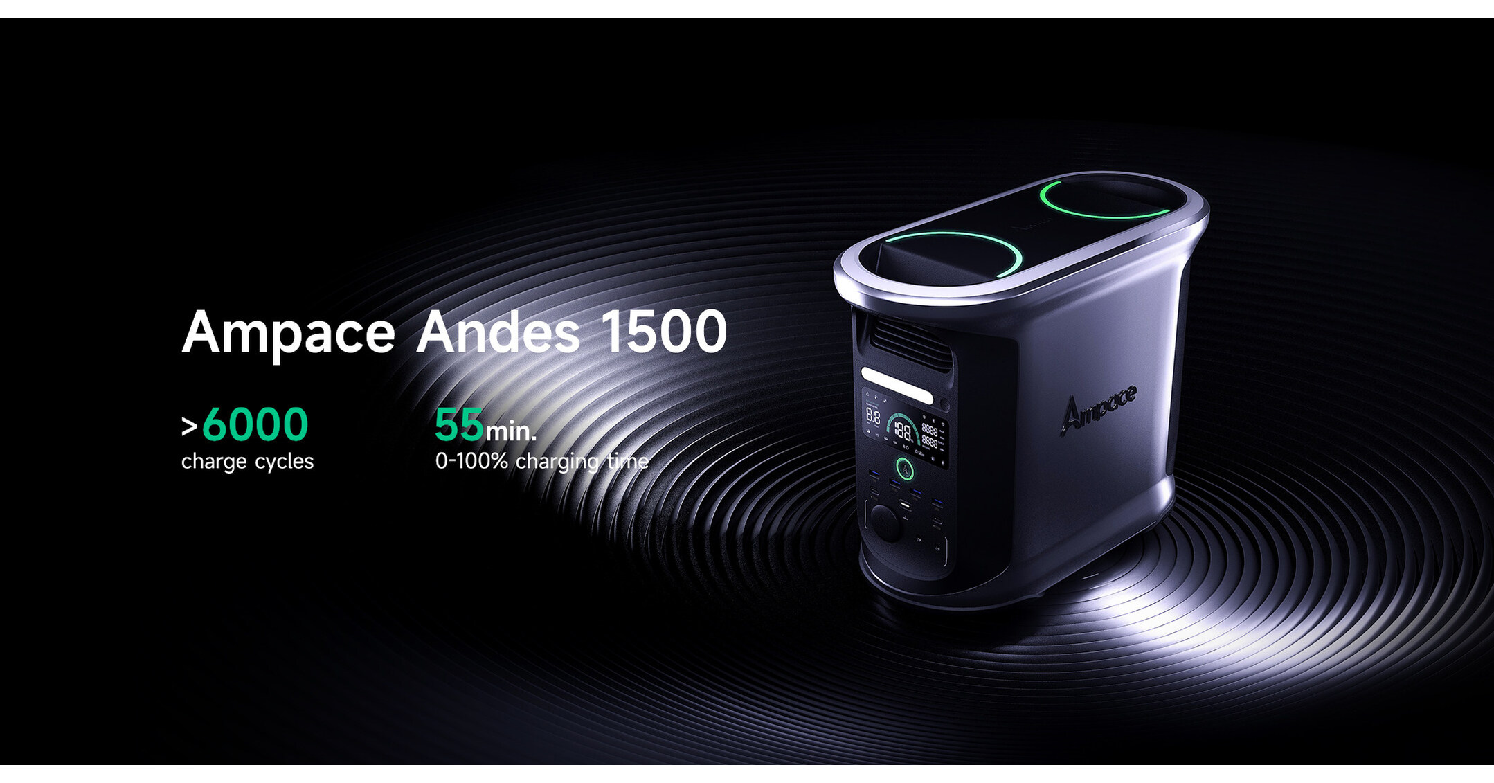 Ampace Unveils Andes 1500, a Groundbreaking Portable Power Station that ...
