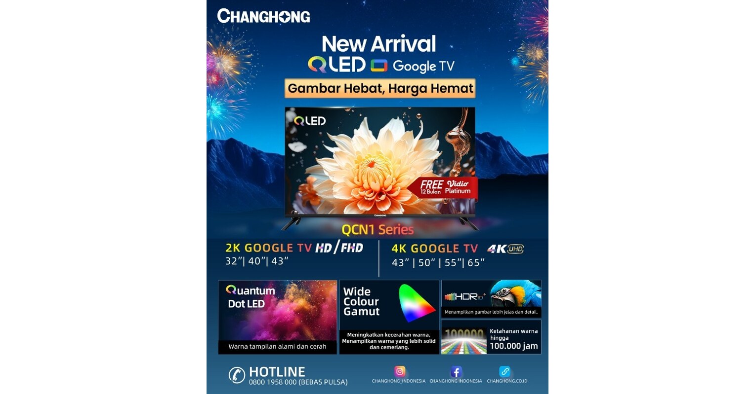 QLED CHANGHONG GAMBAR HEBAT HARGA HEMAT HARGA MULAI DARI 2 JUTAN