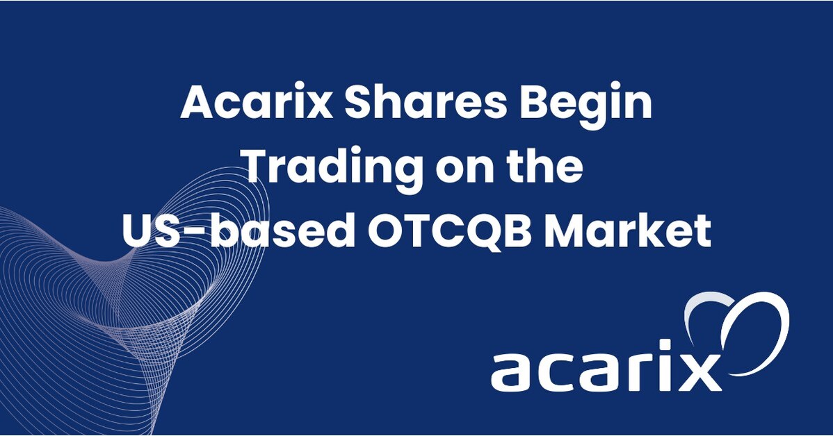Acarix Shares Begin Trading on the US-based OTCQB Market