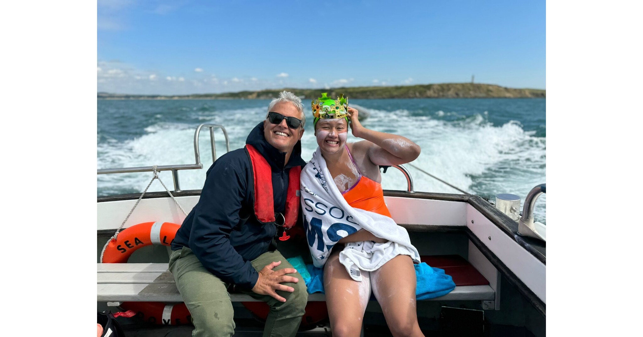 16-Year-Old Marathon Swimmer Maya Merhige Successfully Swims the ...