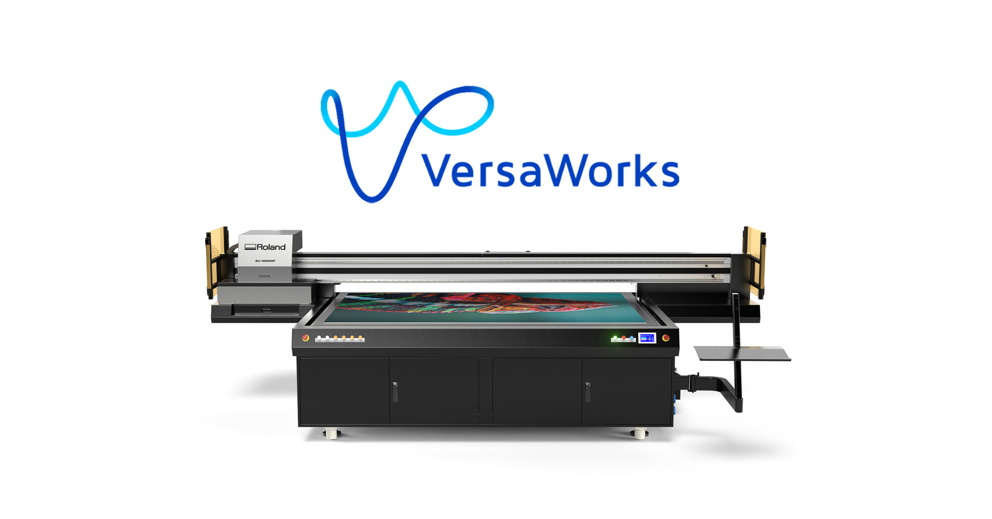 Roland DG EU-1000MF High-Volume UV Flatbed Printer Now Supports ...