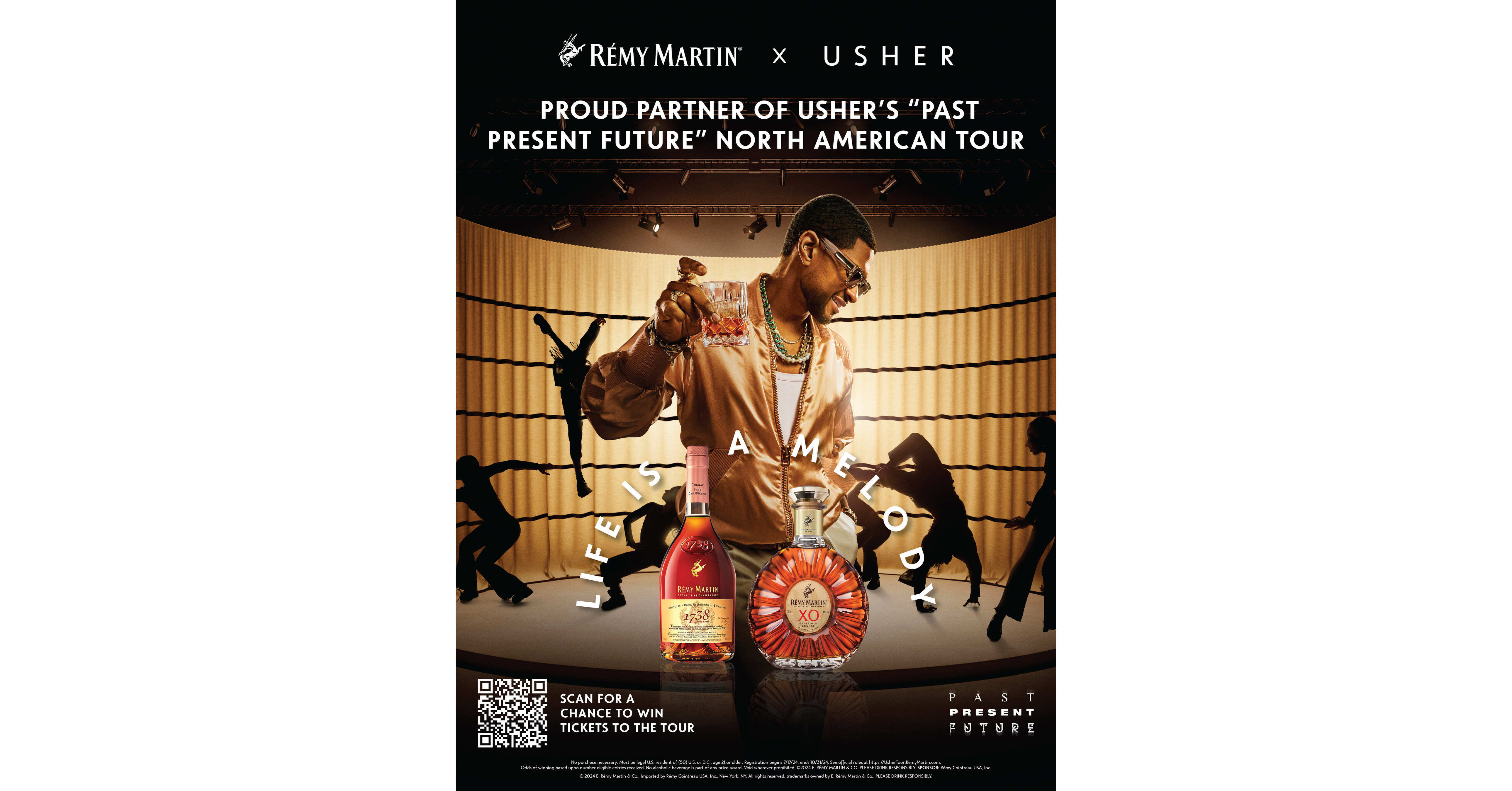 RÉMY MARTIN BECOMES EXCLUSIVE SPIRITS PARTNER OF USHER'S "PAST PRESENT ...