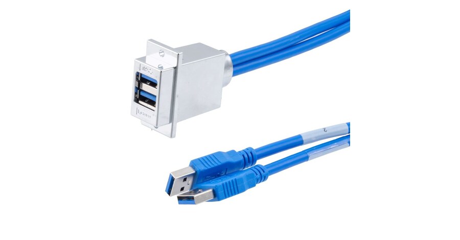 Increase Data Speeds and USB Ports with L-com's New USB Double-Stack ...