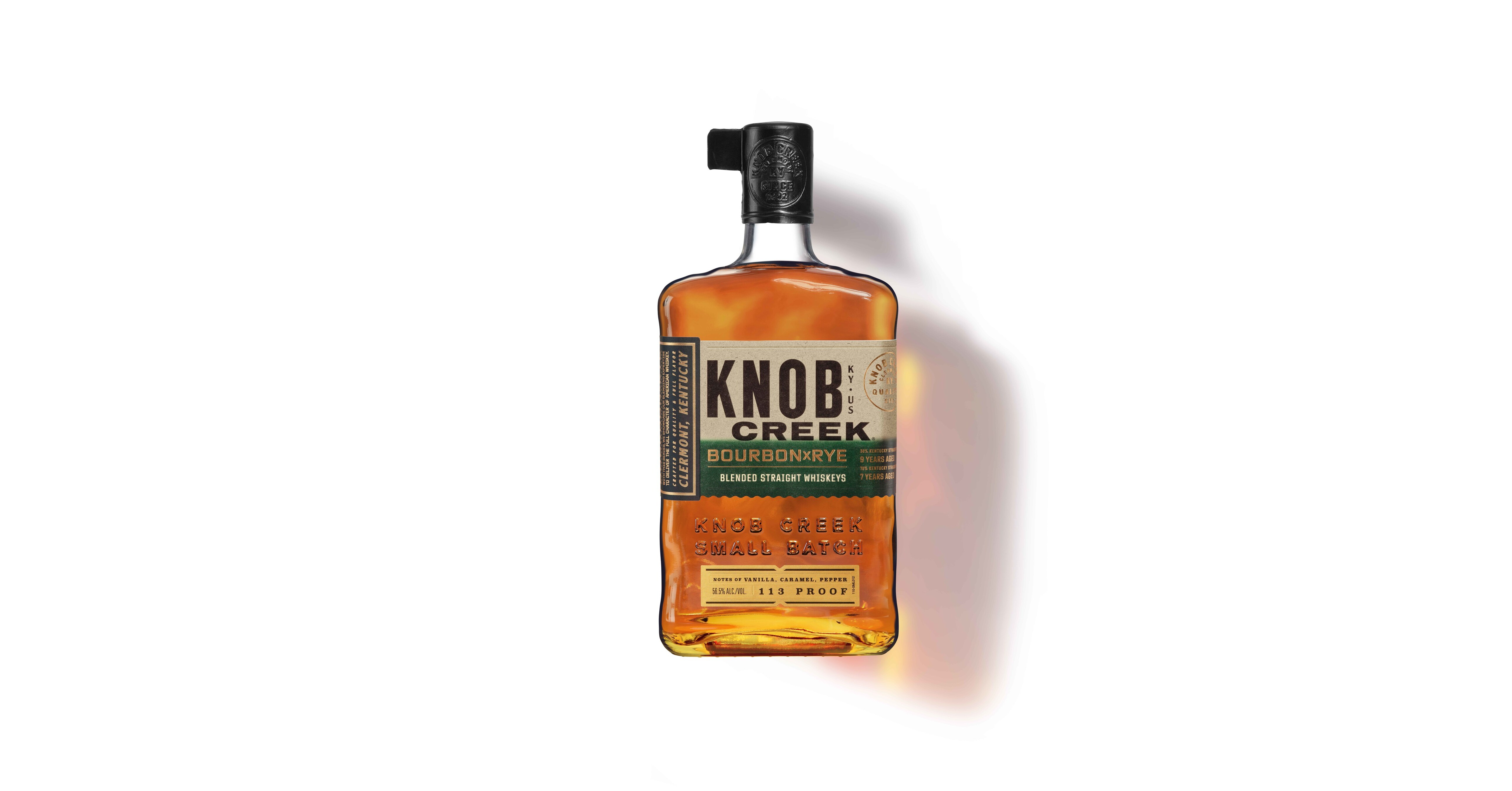 KNOB CREEK® BOURBON X RYE BLENDS THE BEST OF KNOB CREEK® BOURBON AND RYE