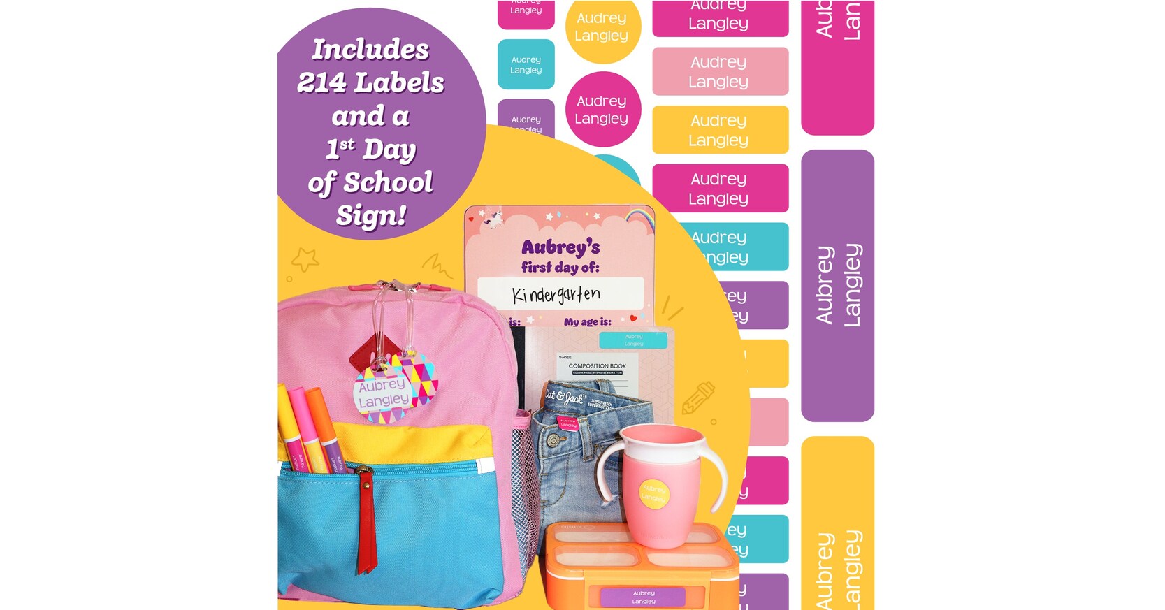 Best Selling Personalized Label Brand InchBug® Takes On Back to School ...