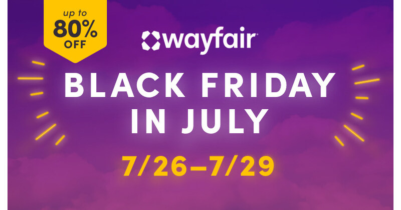 Wayfair Announces Black Friday in July Sale