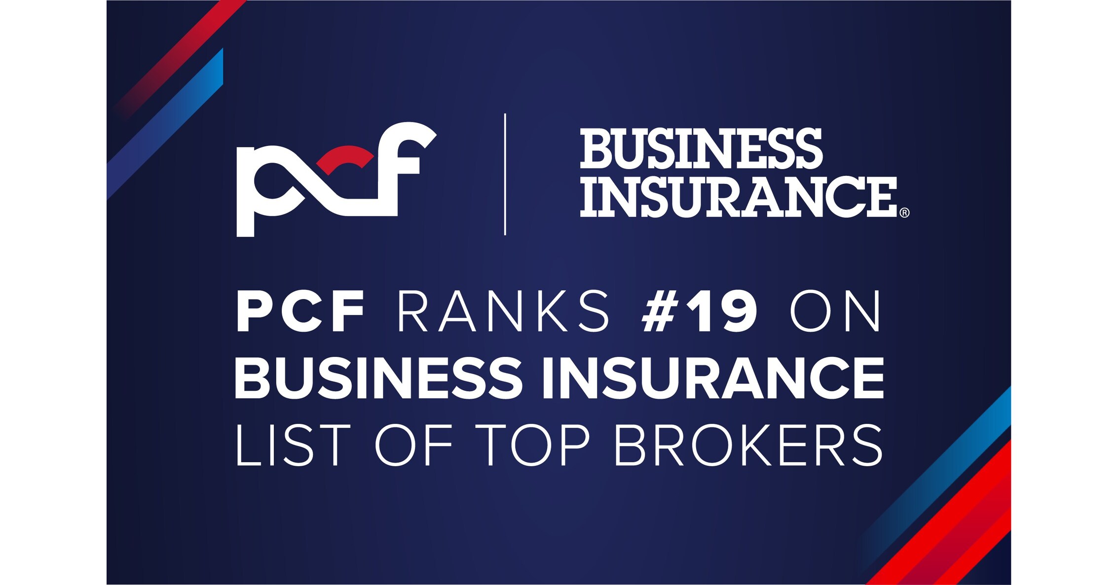 PCF Insurance Services Ranks #19 Among Business Insurance's List of Top ...