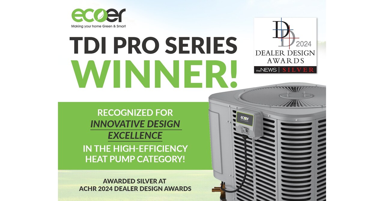 Ecoer Wins Silver Award for High-Efficiency Residential Equipment from ...
