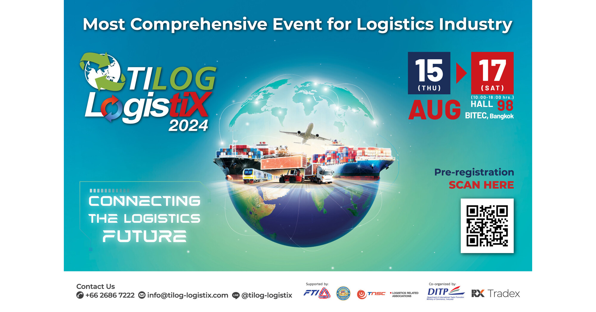 DITP and RX Tradex to Connect the Logistics Future and Transform toward the Digital Age at TILOG ...