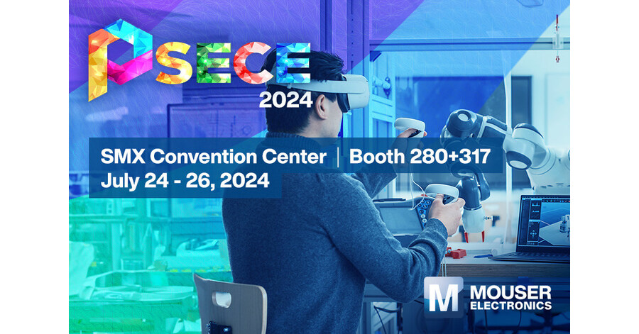 Mouser Electronics to Exhibit at PSECE 2024