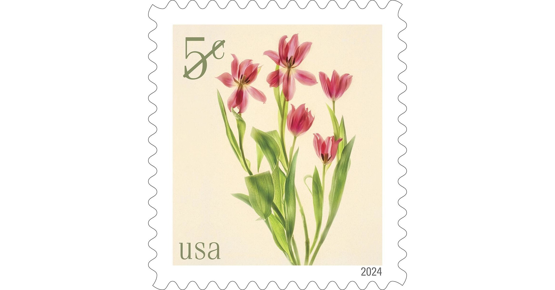 USPS Unveils Graceful Low-Denomination Flower Stamps