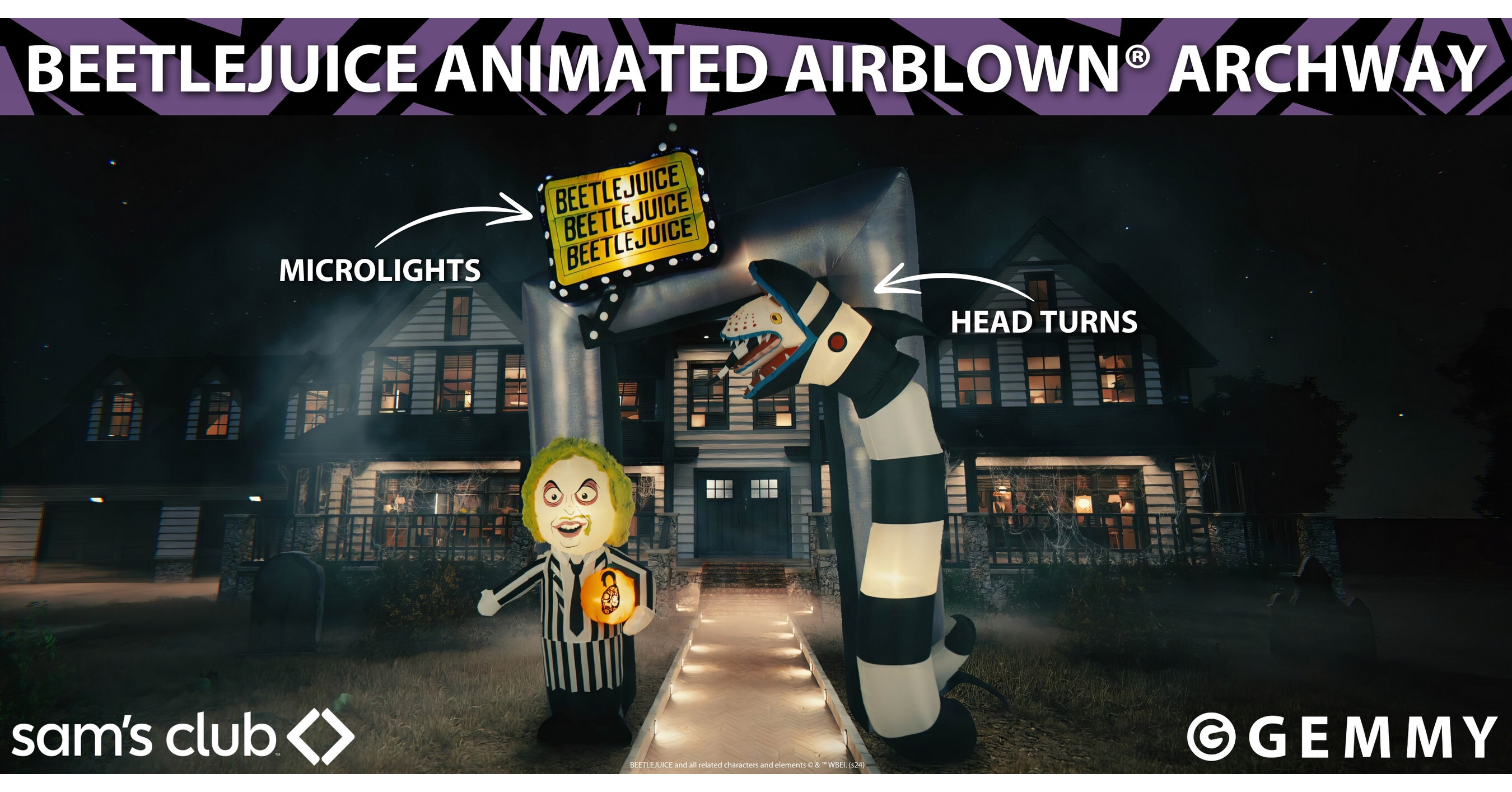 Beetlejuice, Beetlejuice, Beetlejuice! 10.5-ft Airblown® Inflatable ...